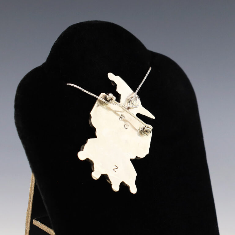 ZUNI INLAY THUNDERBIRD PIN/PENDANT BY FABIAN CELLICION | The Crow and ...
