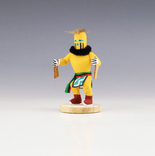SAND BAG KACHINA BY ADRIAN LEON NATIVE AMERICAN | The Crow and The Cactus