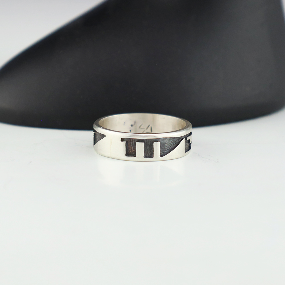 NATIVE AMERICAN HOPI STERLING SILVER RING BY DARREN SEWEYESTEWA 8 | The ...