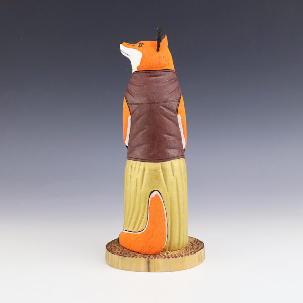 NATIVE AMERICAN NAVAJO FOLK ART FOX BY ORLEEN & RAY LANSING | The Crow ...
