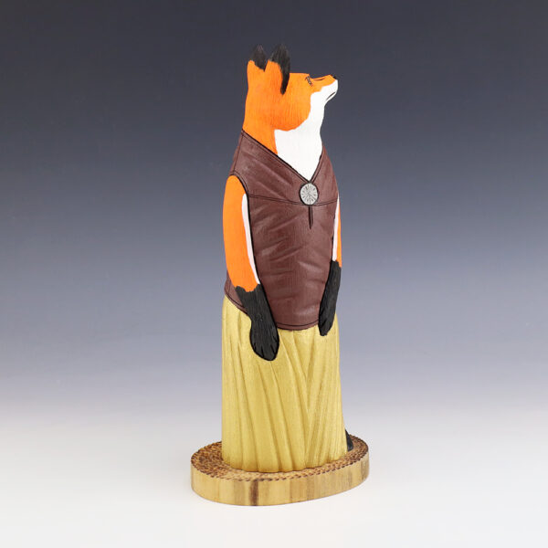 NATIVE AMERICAN NAVAJO FOLK ART FOX BY ORLEEN & RAY LANSING | The Crow ...