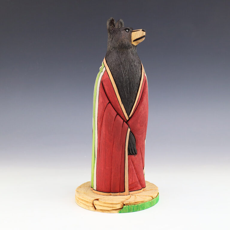 NATIVE AMERICAN NAVAJO FOLK ART BEAR BY ORLEEN & RAY LANSING | The Crow ...