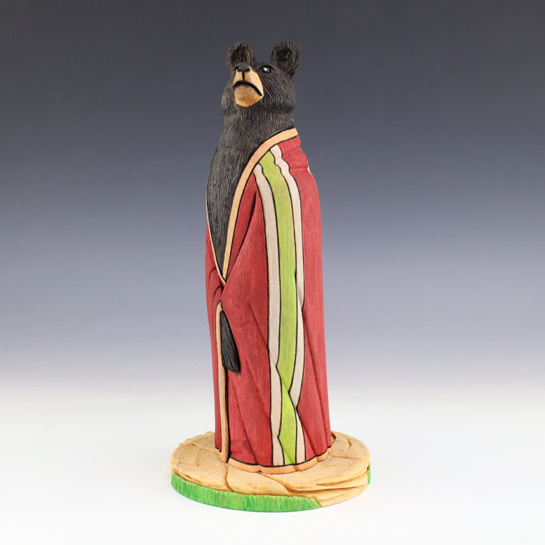 NATIVE AMERICAN NAVAJO FOLK ART BEAR BY ORLEEN & RAY LANSING | The Crow ...