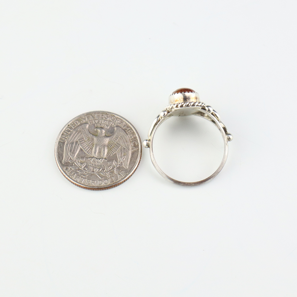 NATIVE AMERICAN NAVAJO STERLING SILVER & WILD HORSE RING BY PRISCILLA ...