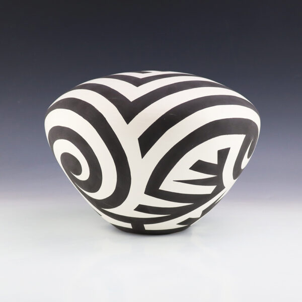 NATIVE AMERICAN ACOMA POTTERY SEED POT BY ERIC LEWIS | The Crow and The ...